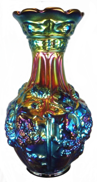 Imperial Loganberry Purple Vase: Carnival Glass Showcase