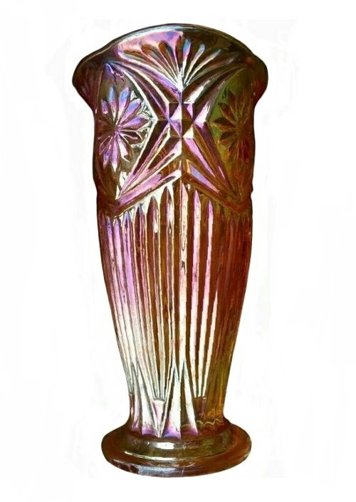 Rindskopt Czech Linz Marigold Vase ~ First Reported: Carnival Glass ...