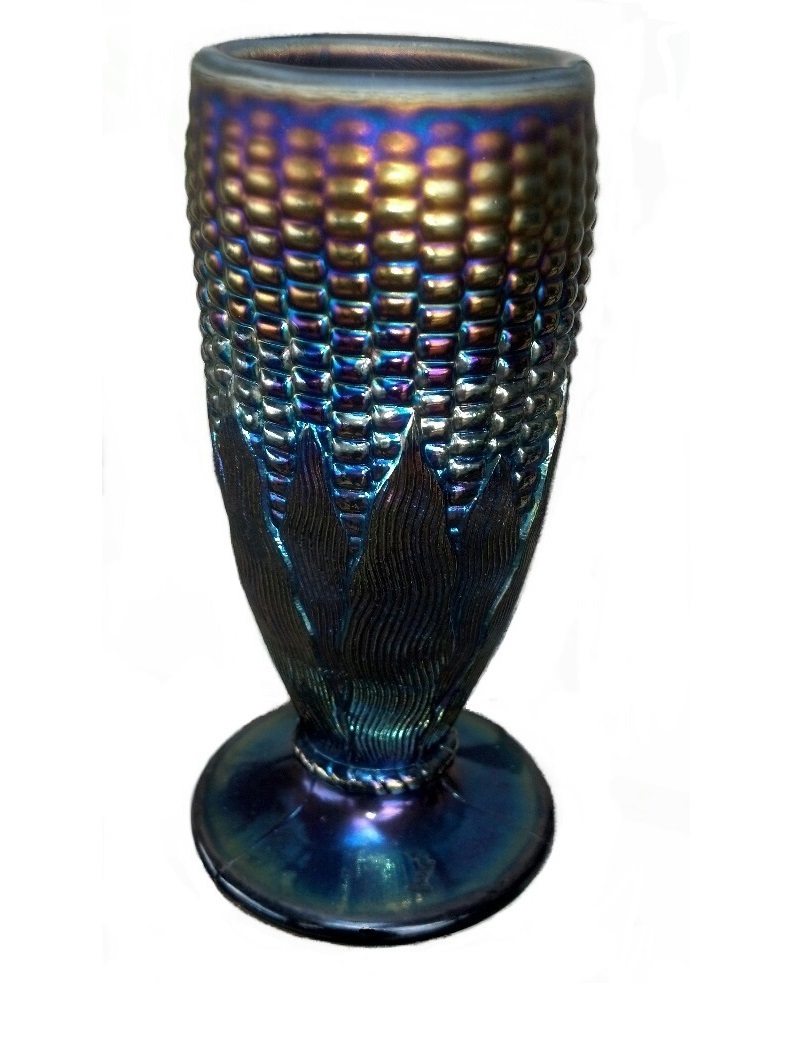Northwood "Corn Vase" Purple Vase: Carnival Glass Showcase